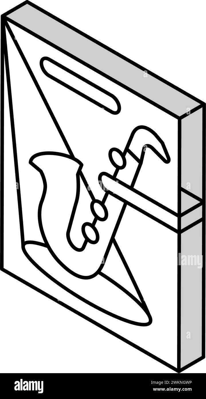 jazz disco party isometric icon vector illustration Stock Vector Image ...