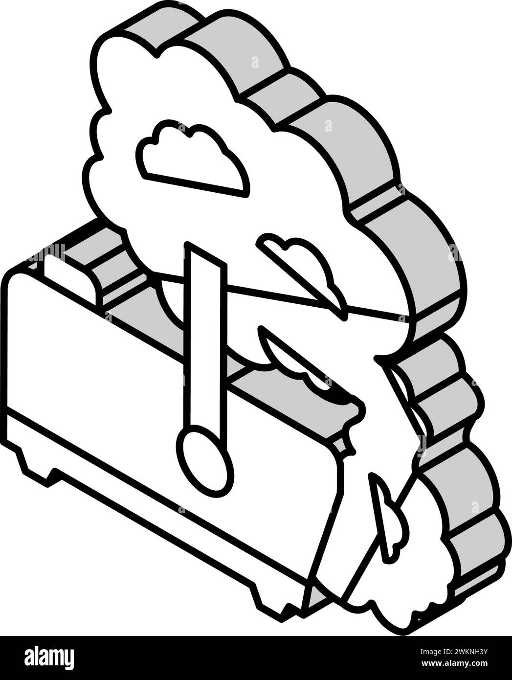 smoke machine disco party isometric icon vector illustration Stock ...