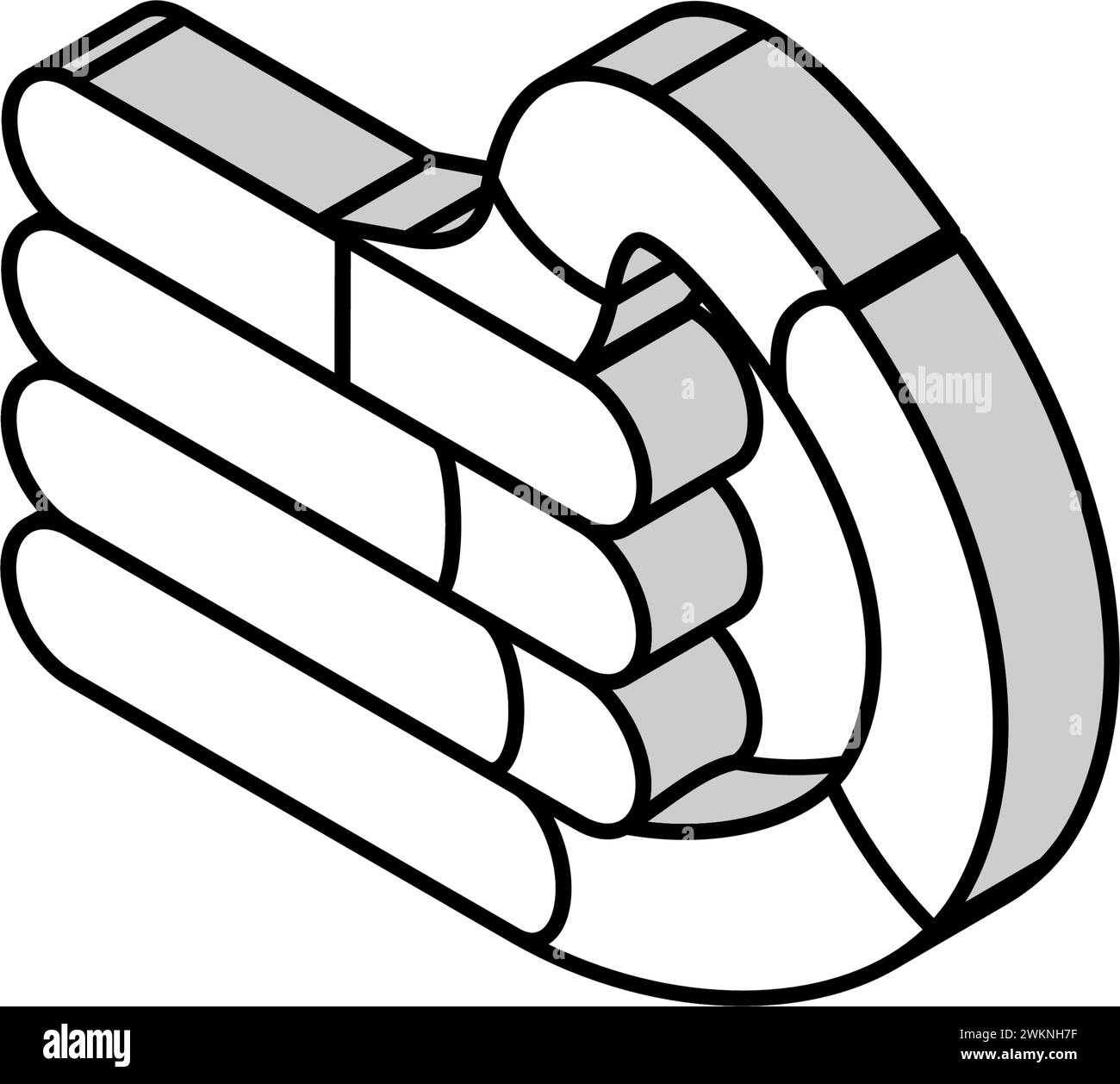 tangle toy fidget isometric icon vector illustration Stock Vector Image ...