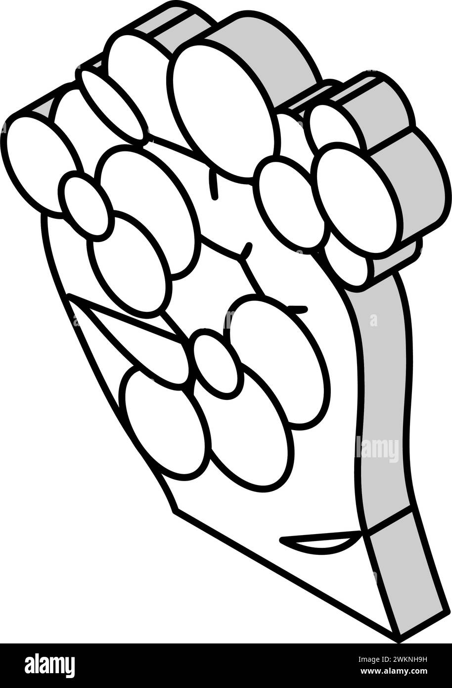 squeeze toy fidget isometric icon vector illustration Stock Vector ...