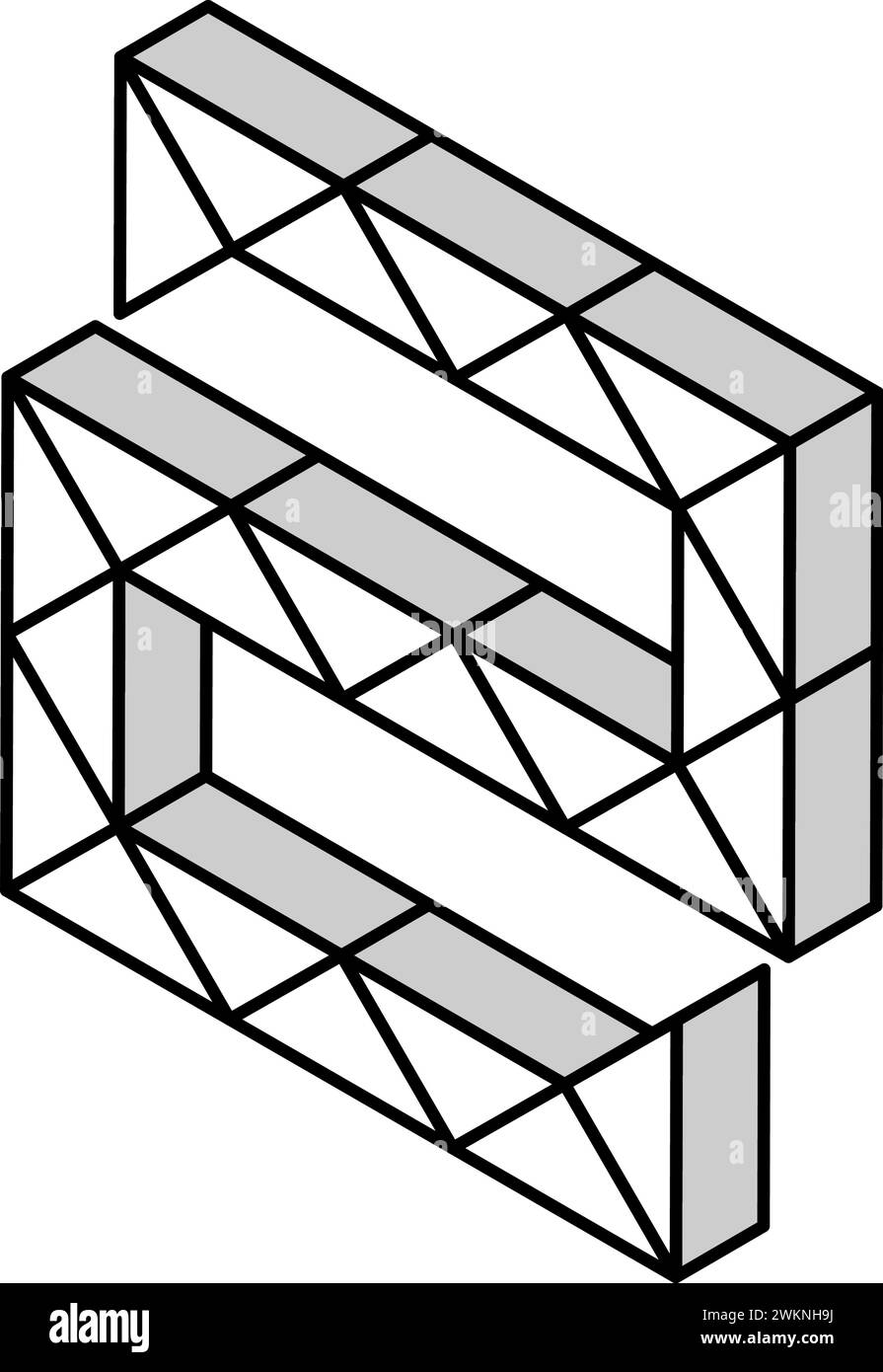twisting toy fidget isometric icon vector illustration Stock Vector ...