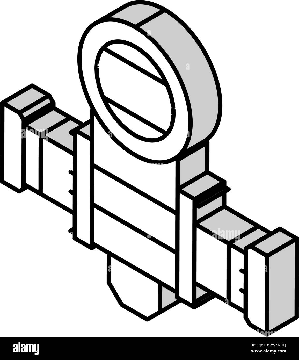 industry pipeline isometric icon vector illustration Stock Vector Image ...