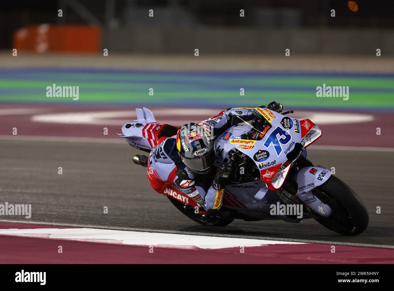 DOHA, Lusail, QATAR, 20 February 2024; #73 Alex MARQUEZ, SPA, Gresini ...
