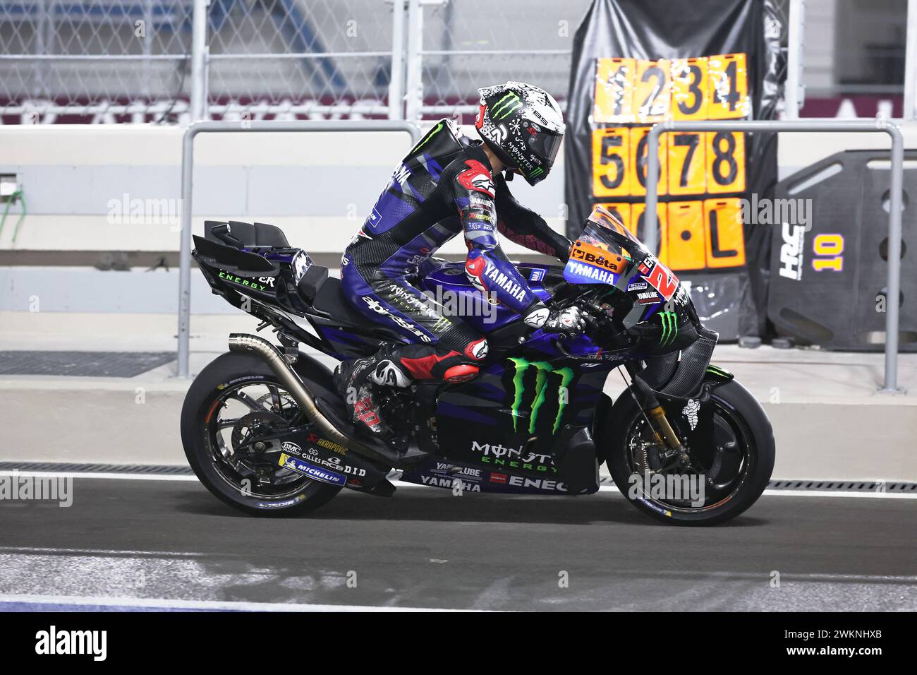 Quartararo monster yamaha qatar hi-res stock photography and images - Alamy