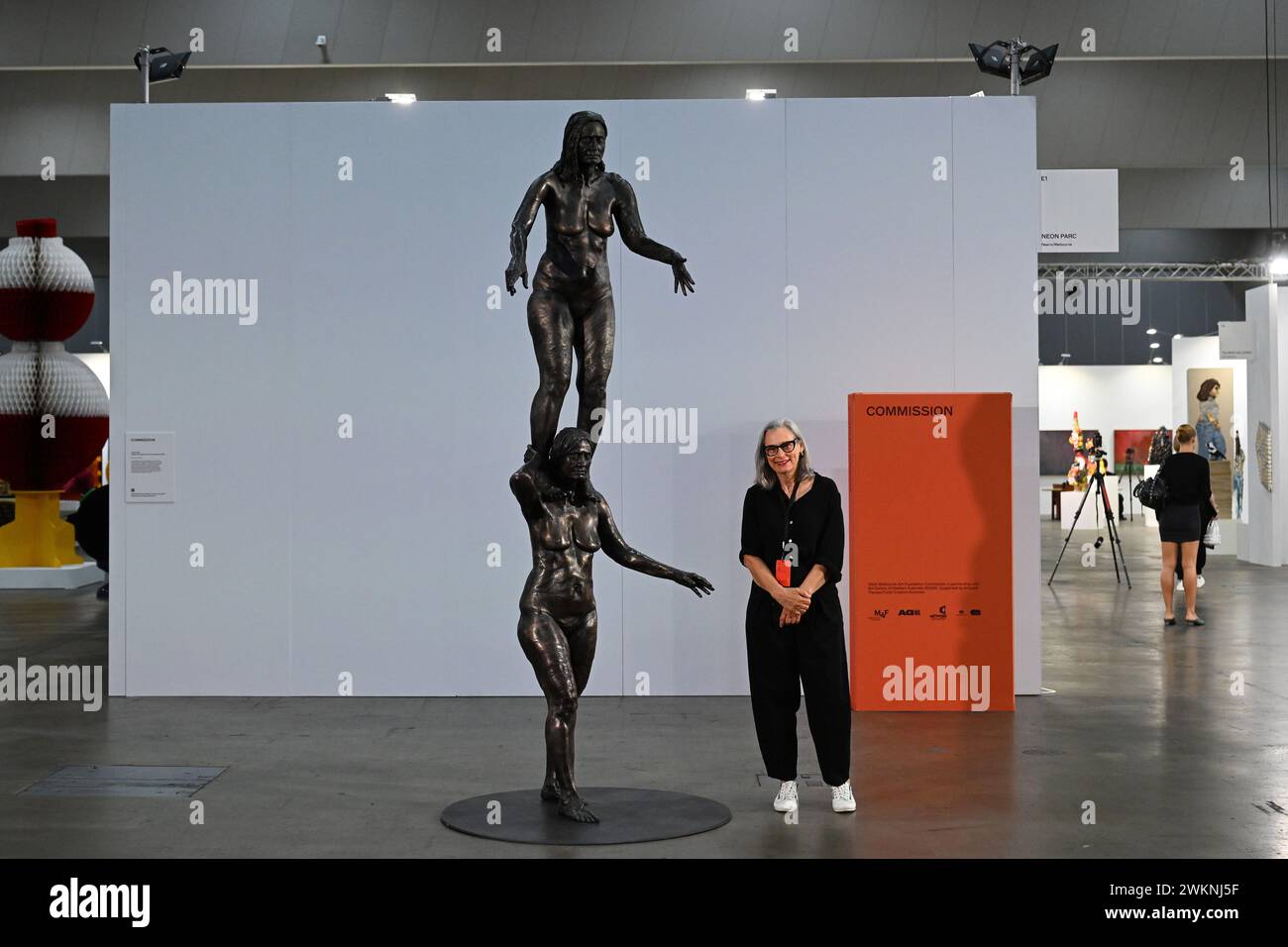 Melbourne, Australia. 22nd Feb, 2024. Australian artist Julie Rrap ...