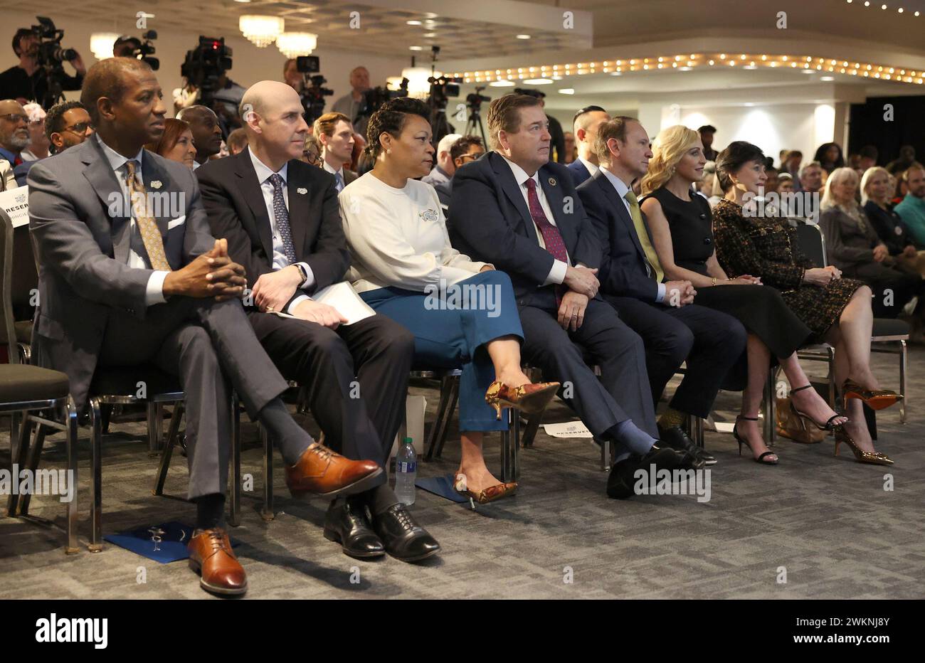 New Orleans, USA. 21st Feb, 2024. From left to right: Doug Thornton (Sr ...
