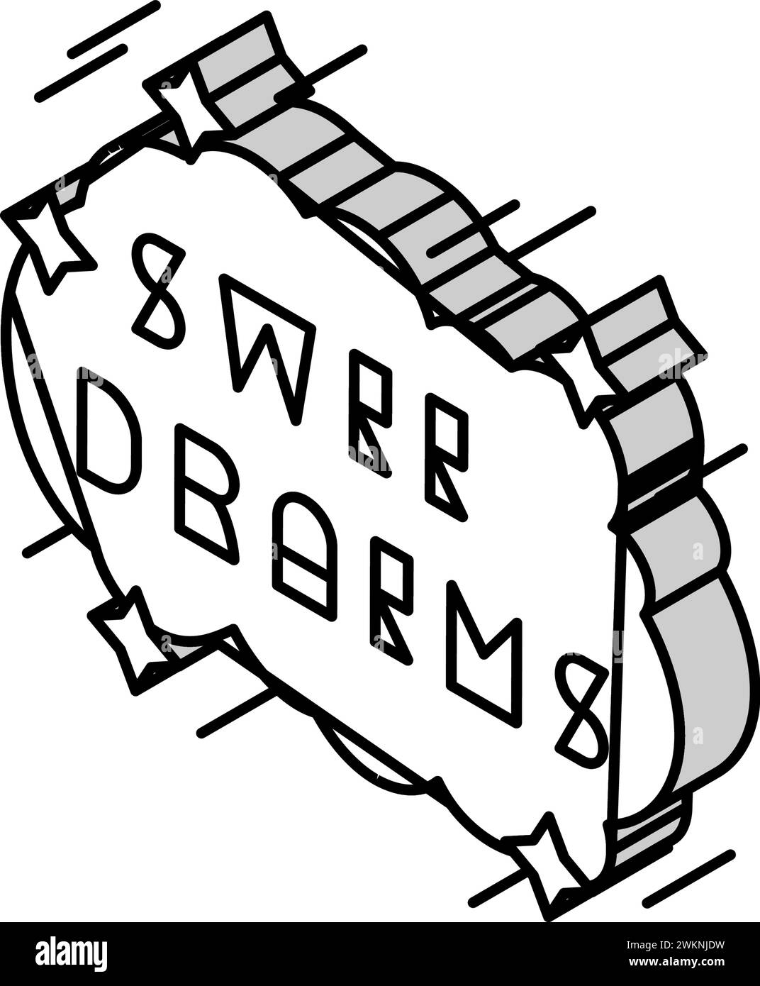 sweet dreams sleep night isometric icon vector illustration Stock ...