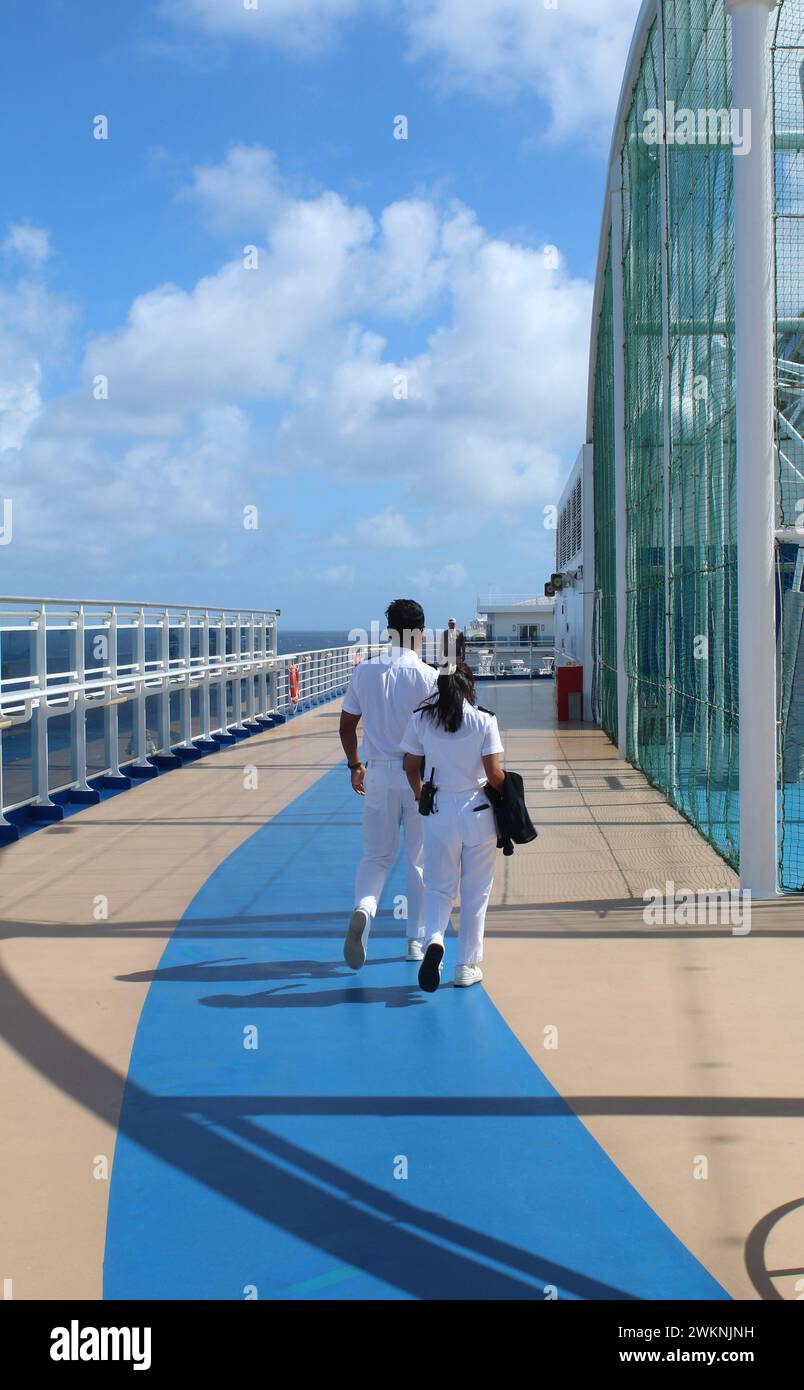 Cruise staff hi-res stock photography and images - Alamy