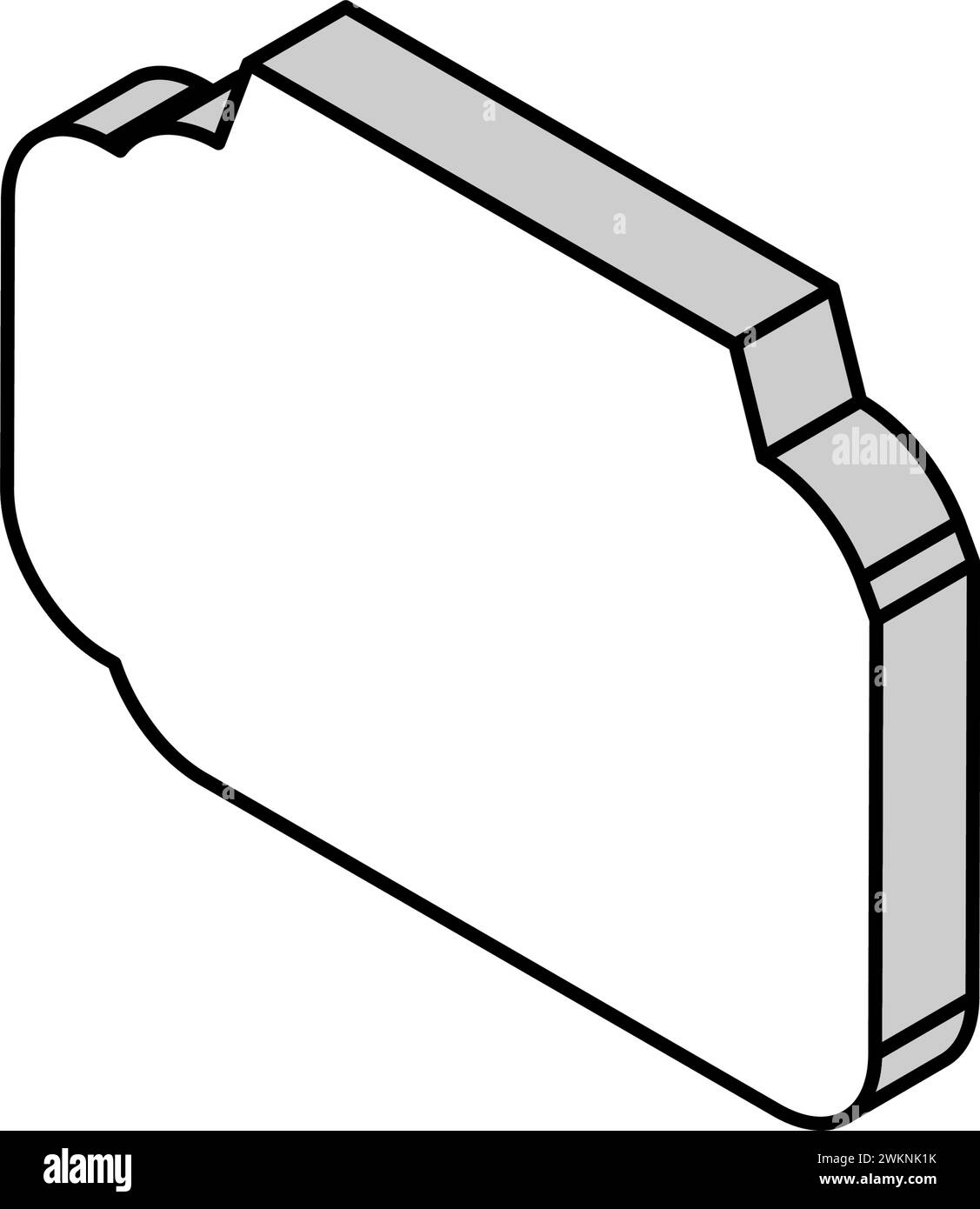 fax device download file isometric icon vector illustration Stock ...