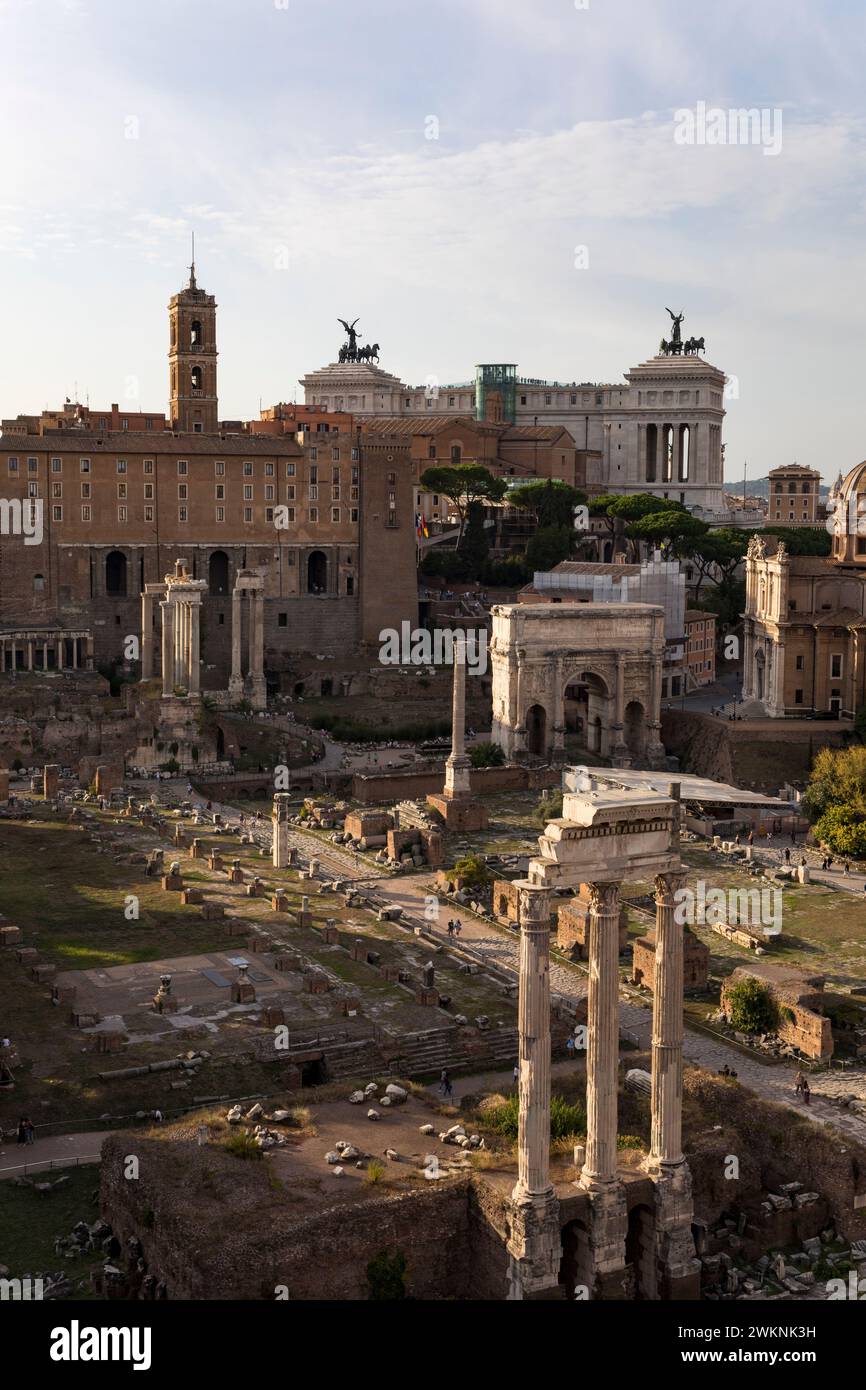 The Roman Forum served as the center of social, religious and ...