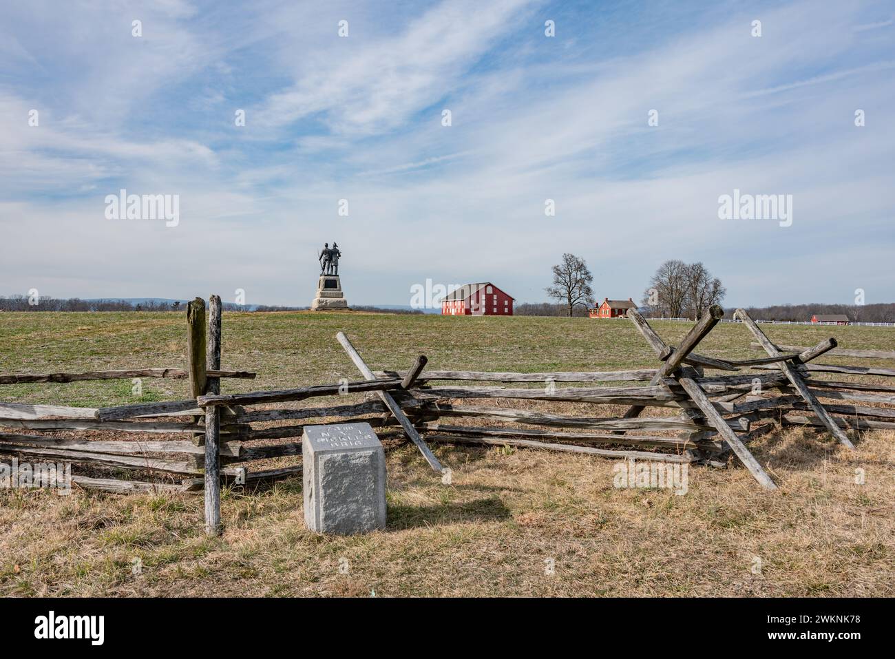 Monument to the 73rd New York Volunteer Infantry Regiment and the ...