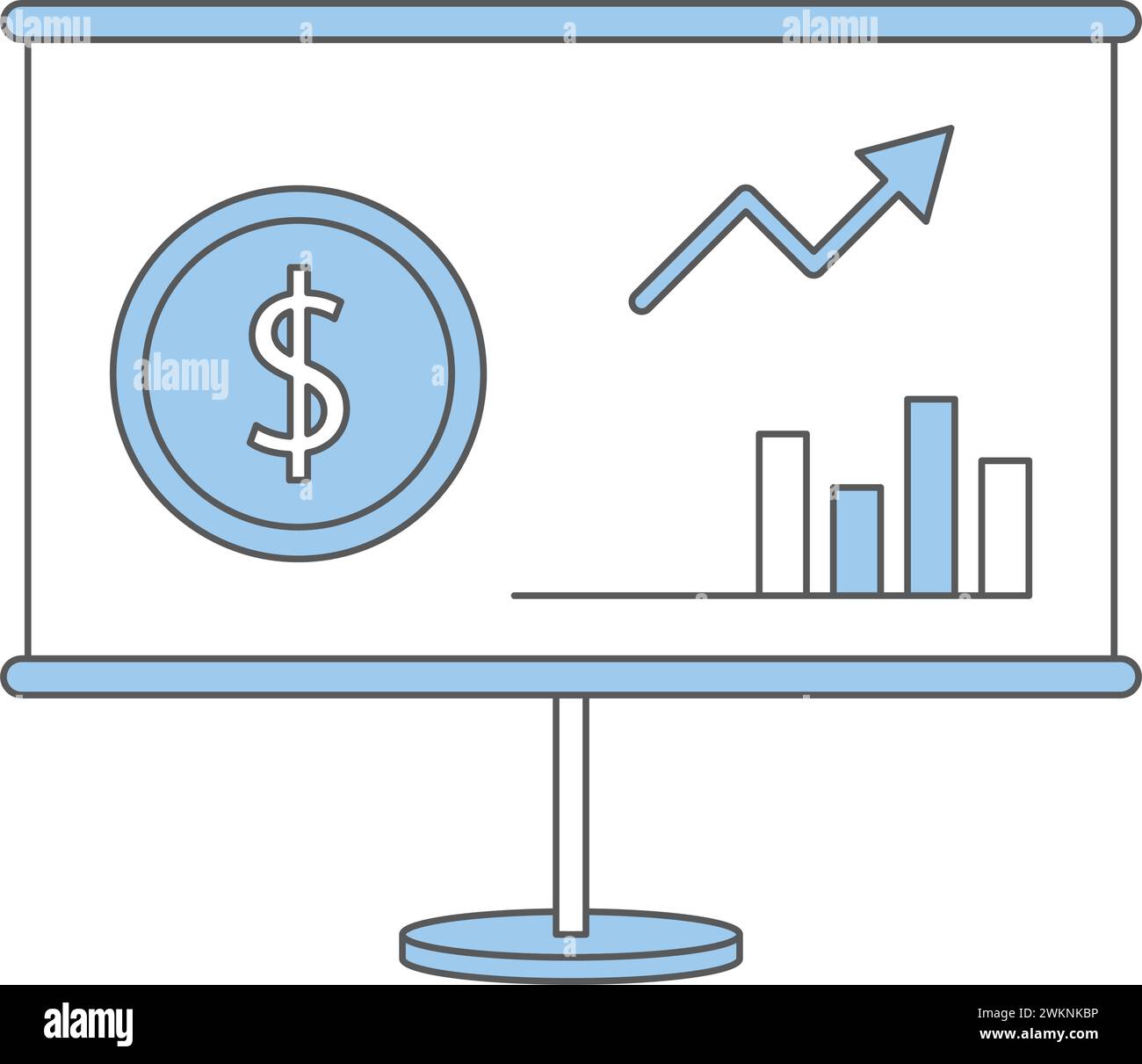 Business dashboard graph icon Vector Stock Vector Image & Art - Alamy