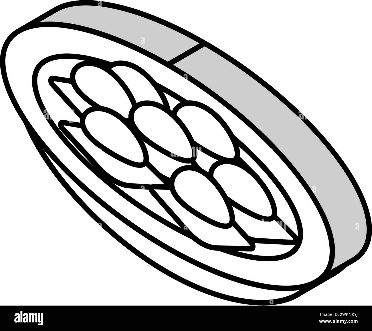 Cooked ravioli Black and White Stock Photos & Images - Alamy