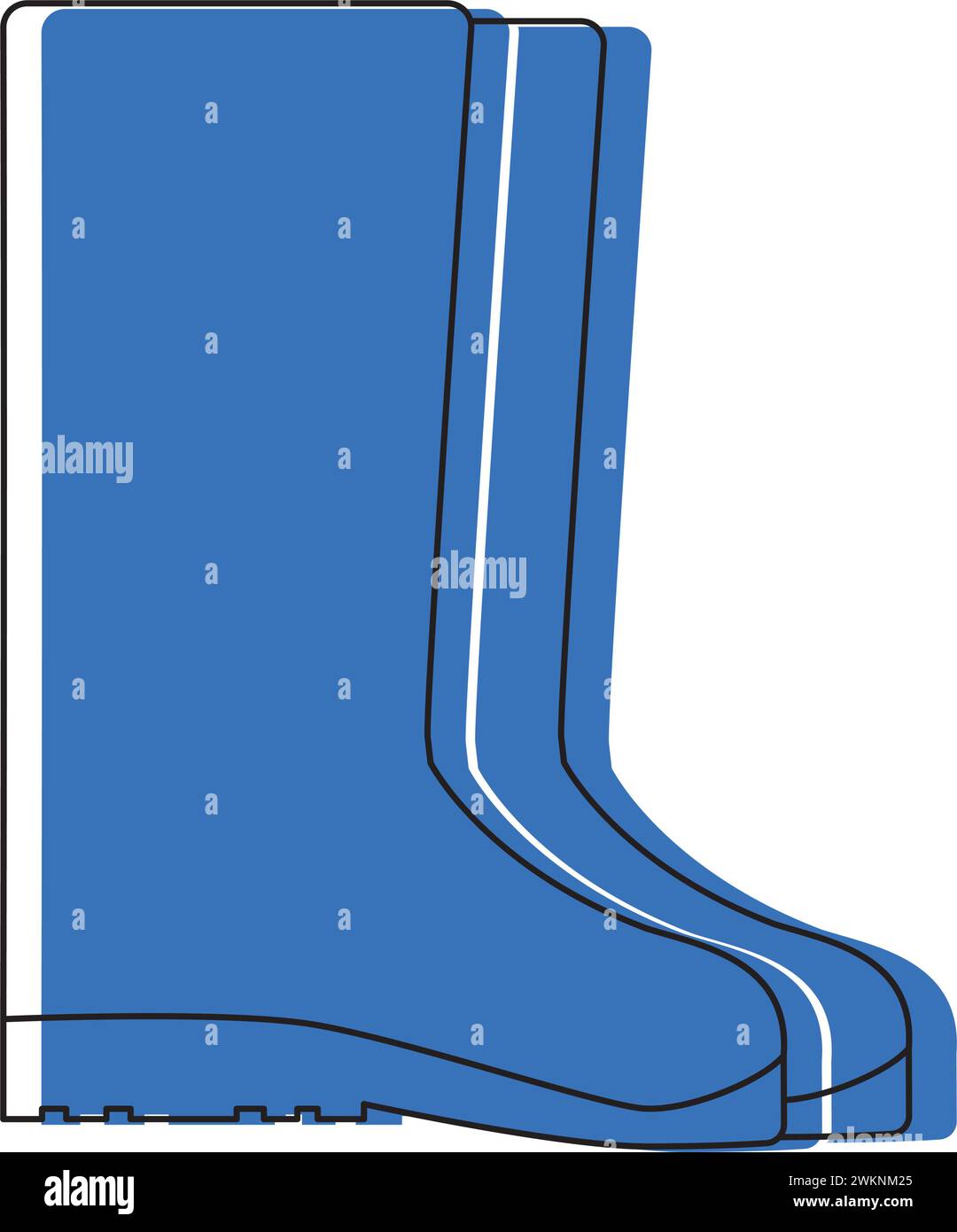 Colored gardening boots icon Vector Stock Vector Image & Art - Alamy