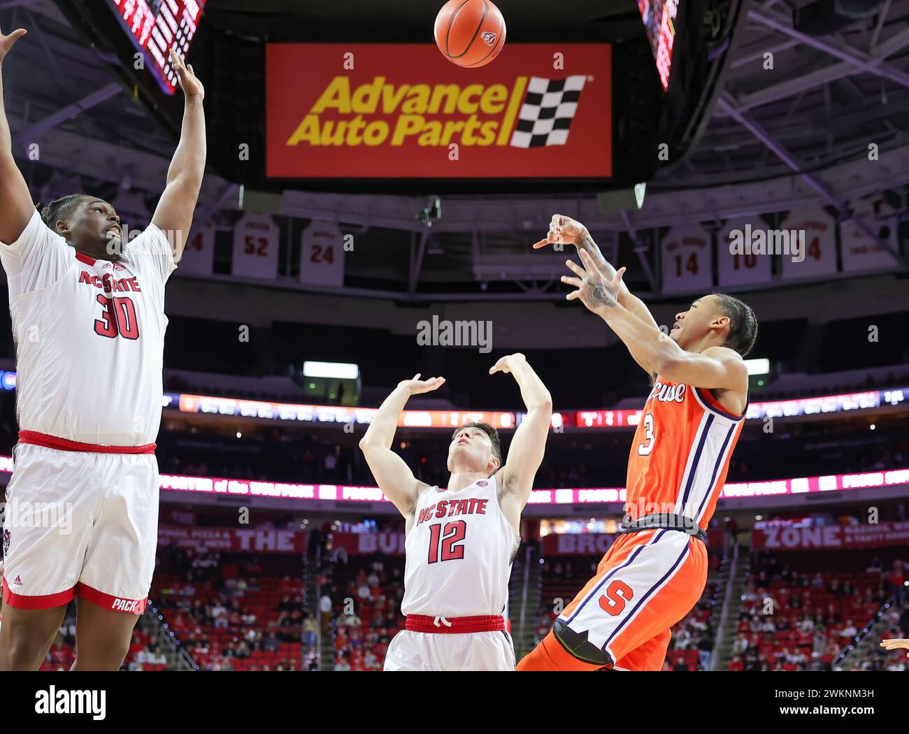 Raleigh, North Carolina, USA. 20th Feb, 2024. Syracuse Orange guard ...