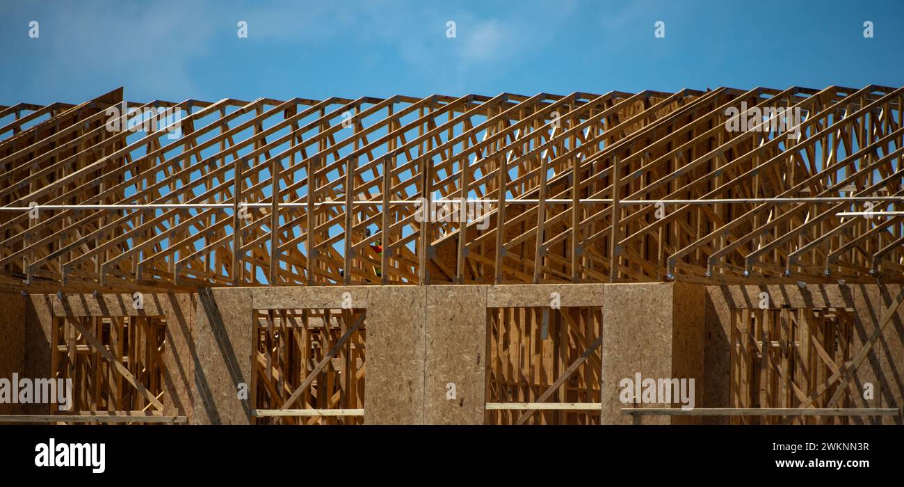 Timber Frame House with OSB Sheathing. Timber Frame House. New Timber ...