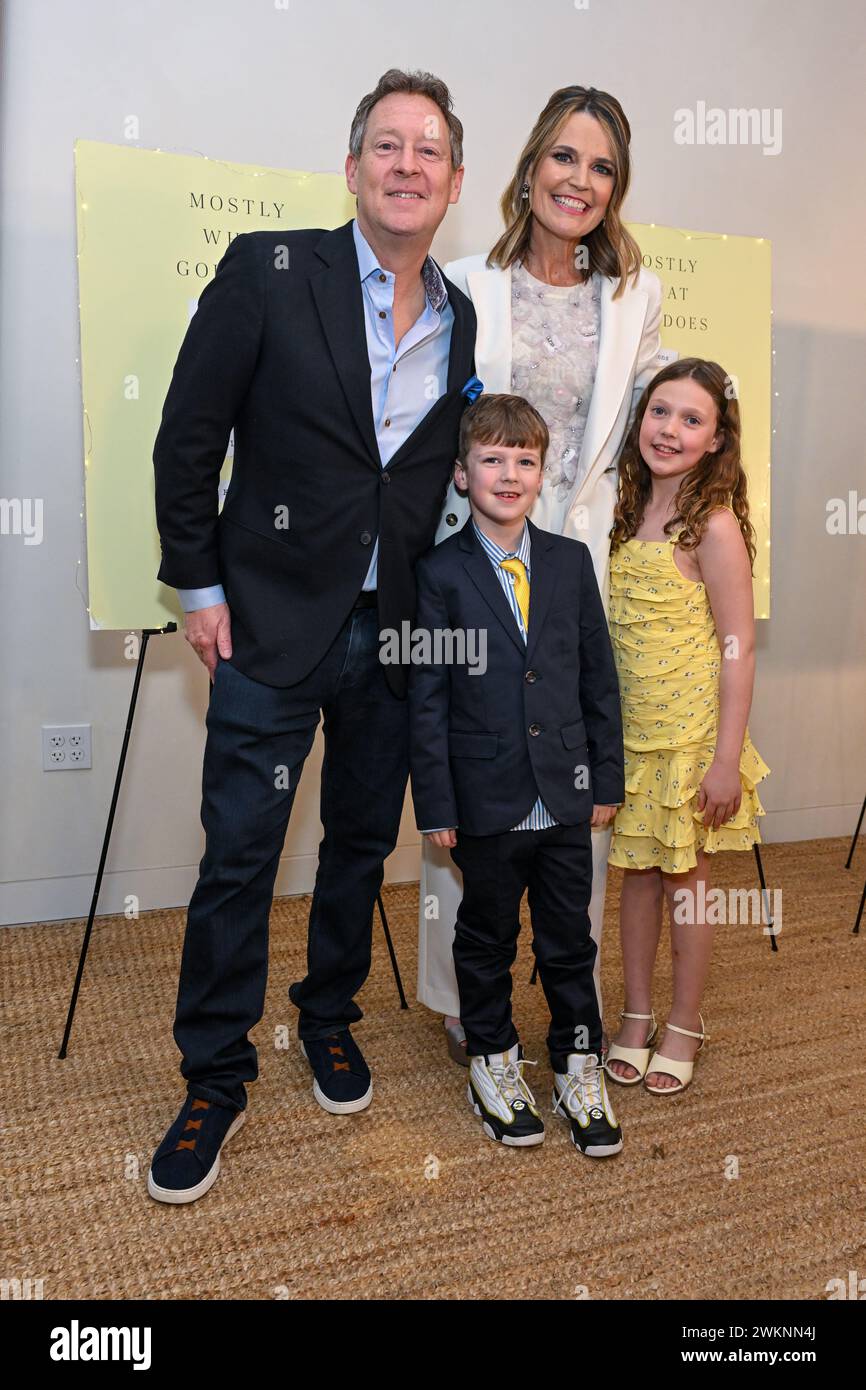 Michael Feldman and Savannah Guthrie Stock Photo - Alamy