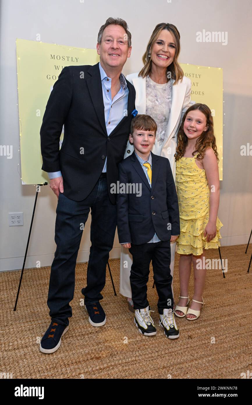 Michael Feldman and Savannah Guthrie Stock Photo - Alamy