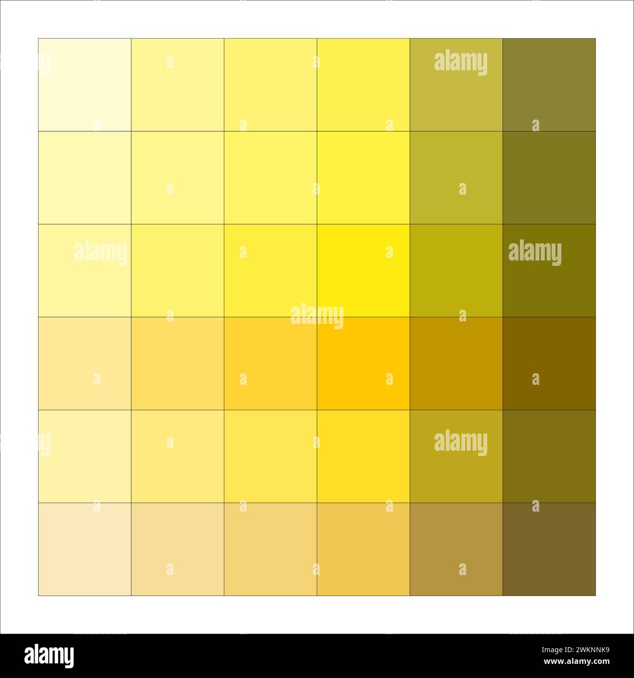 Soothing yellow squares transition, autumn gradient mosaic. Subtle ...