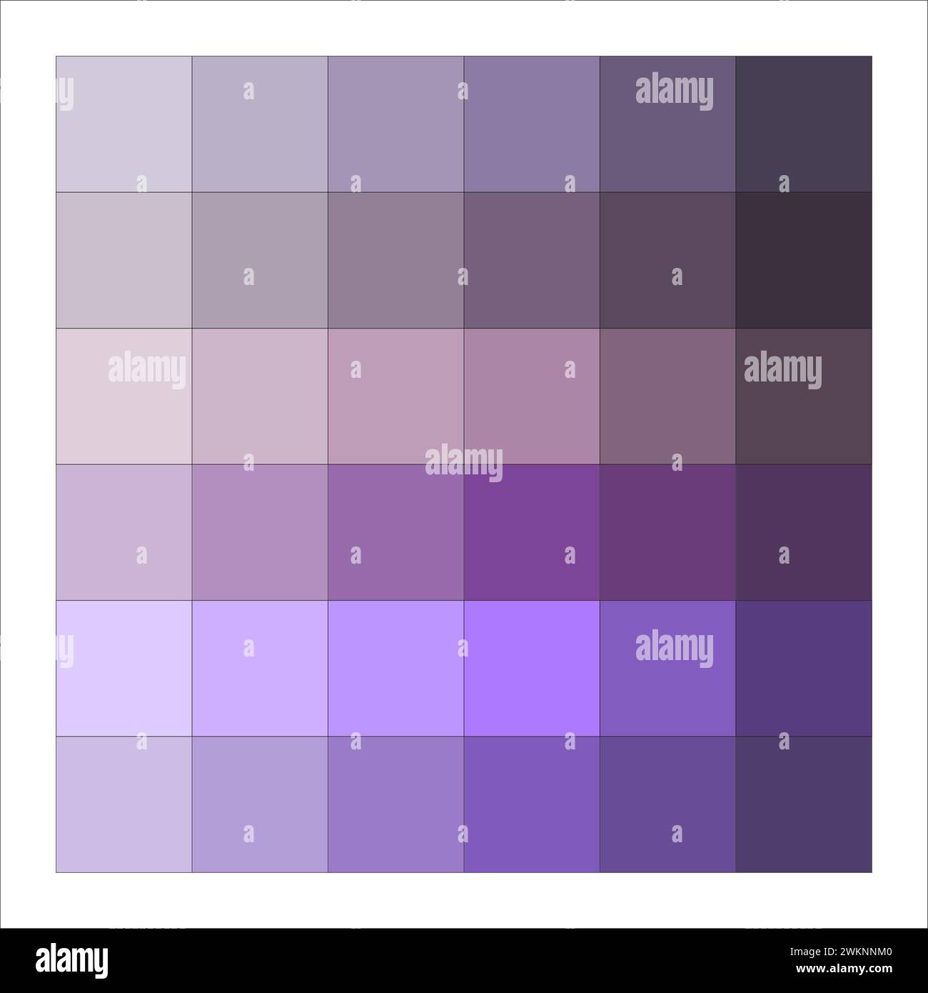 Purple gradient squares form a grid. Seamless symmetrical pattern ...