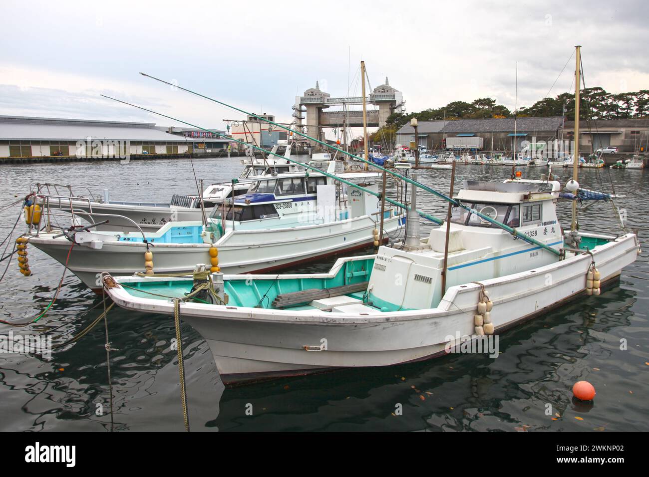 Japanese fishing port hi-res stock photography and images - Alamy