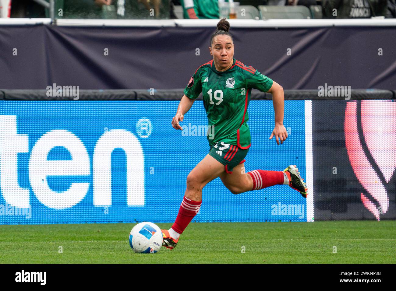 Mexico forward Charlyn Corral (19) during the Concacaf W Gold Cup Group ...