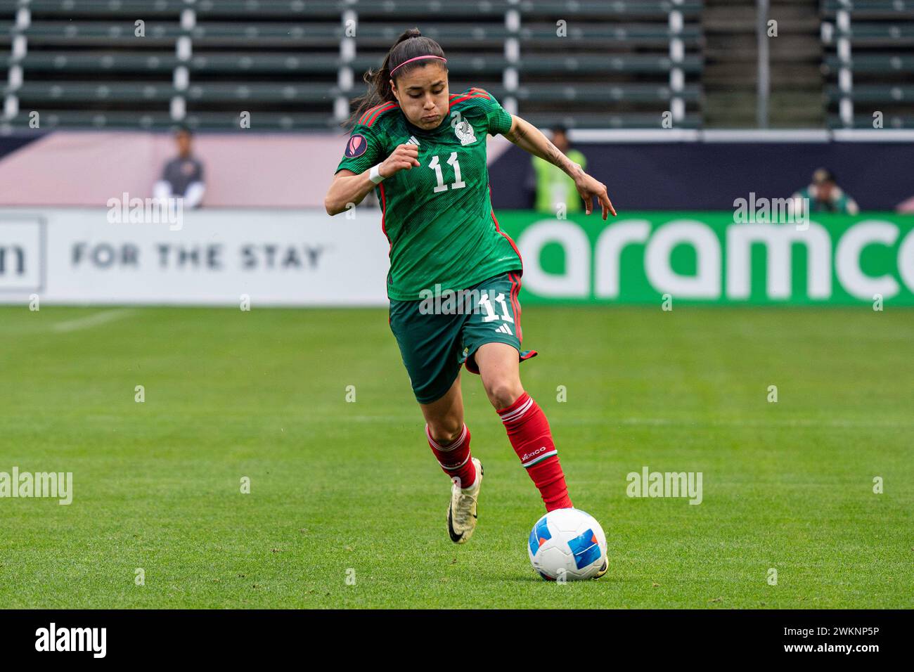 Mexico midfielder Jacqueline Ovalle (11) during the Concacaf W Gold Cup ...