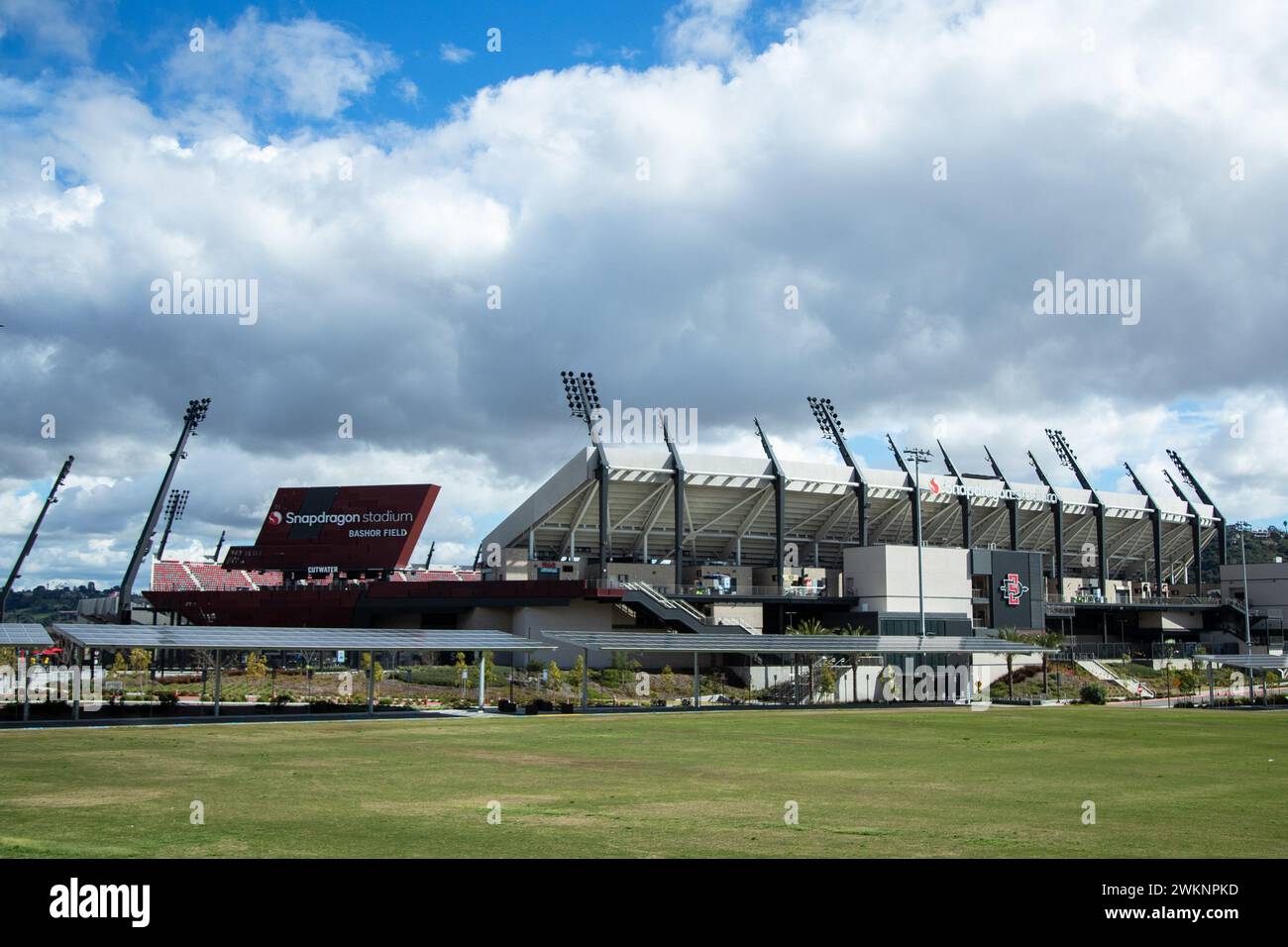CONCACAF Women's Gold Cup A general view of Snapdragon Stadium prior to ...