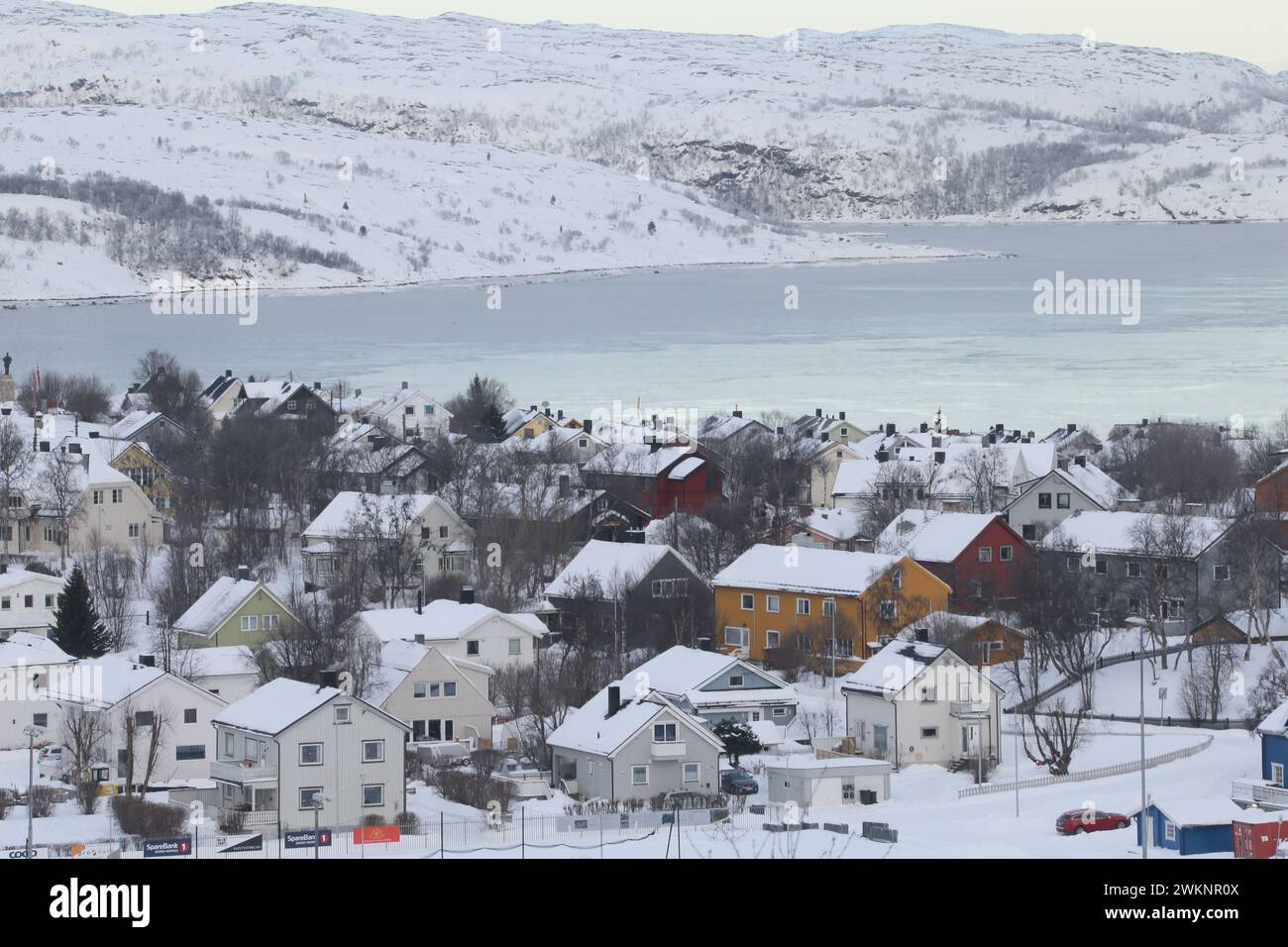 Kirkenes. 21st Feb, 2024. This photo taken on Feb. 21, 2024 shows the ...