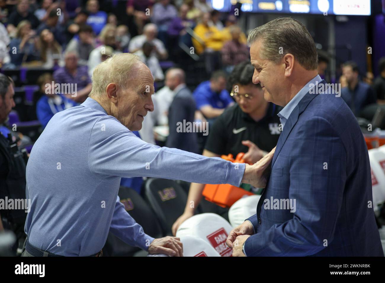Baton Rouge, USA. 21st Feb, 2024. February 21, 2024: Past LSU Head ...