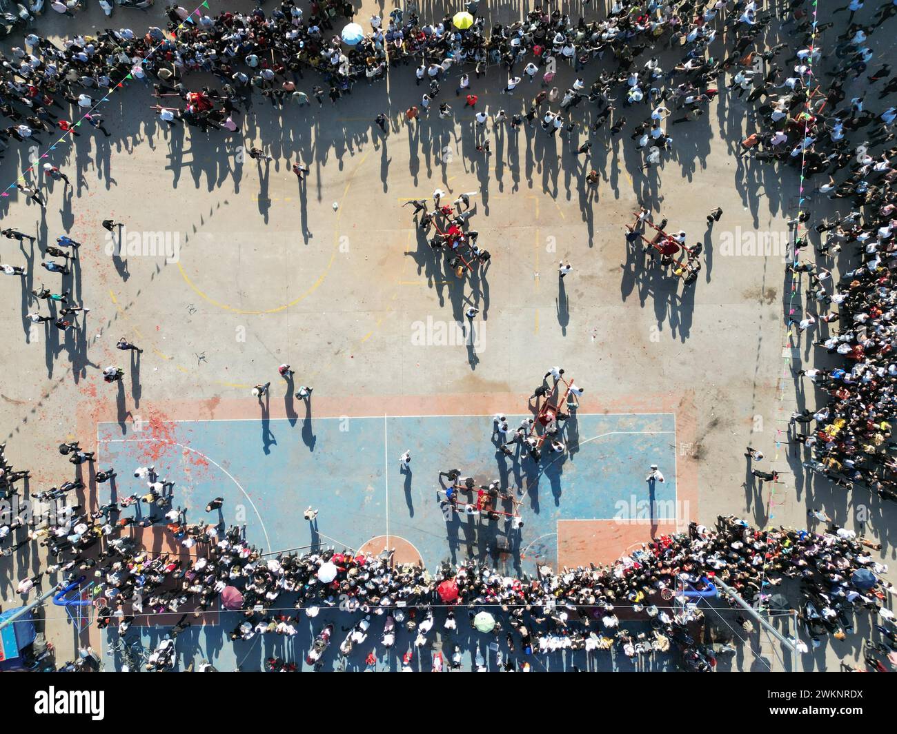 **CHINESE MAINLAND, HONG KONG, MACAU AND TAIWAN OUT** Folk activities ...