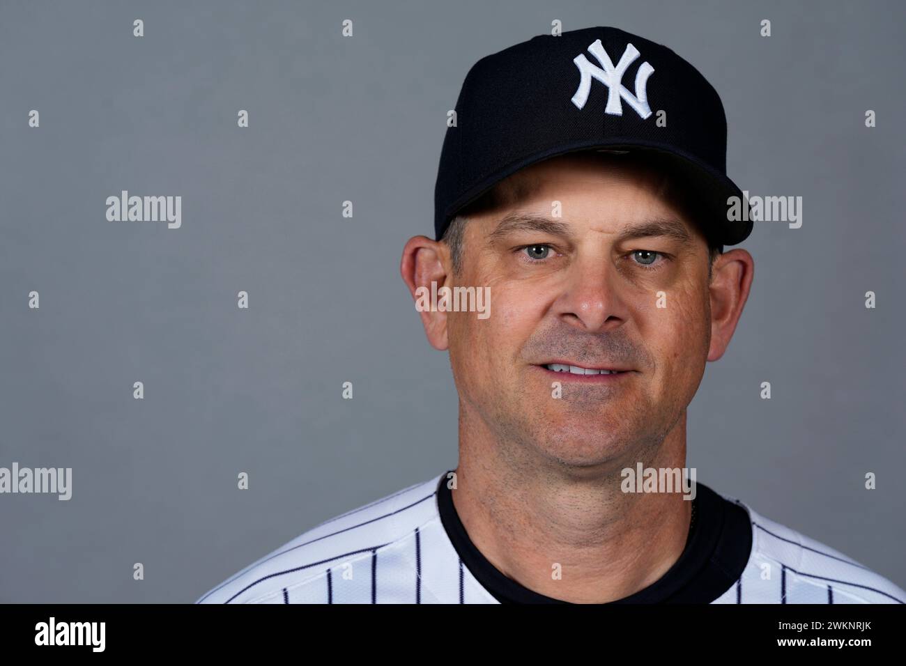 This is a 2024 photo of Aaron Boone of the New York Yankees baseball ...