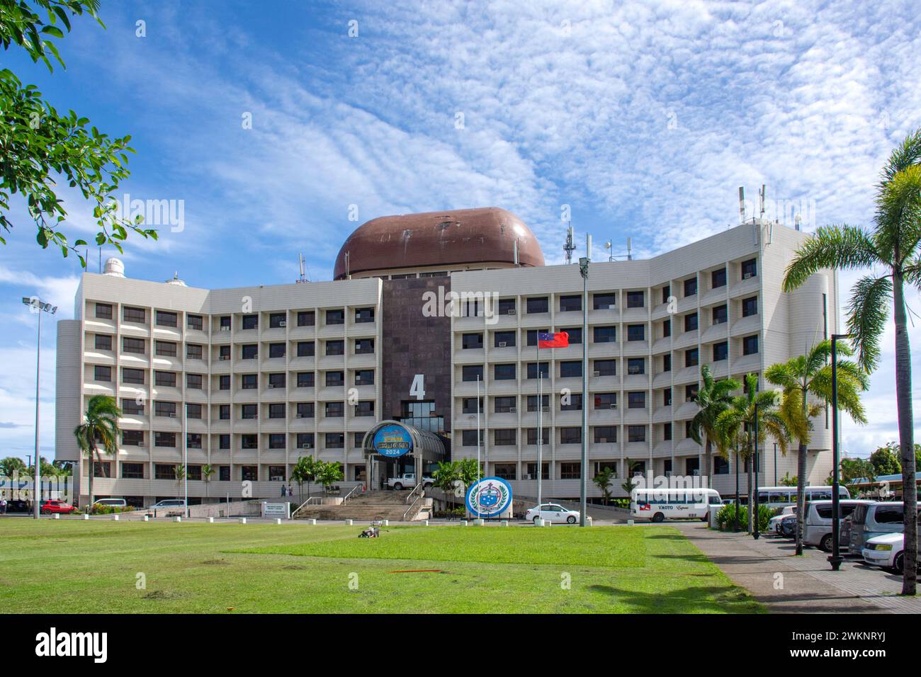 Government Building 4, Beach Road, Apia, Upolu Island, Samoa Stock ...