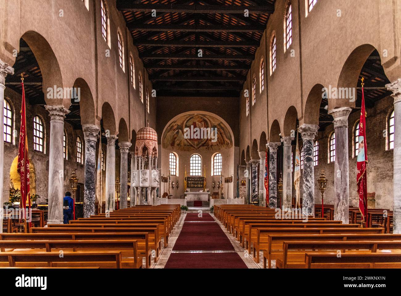 Basilica di Santa Eufemia, single-nave hall church, Citta vecchia ...