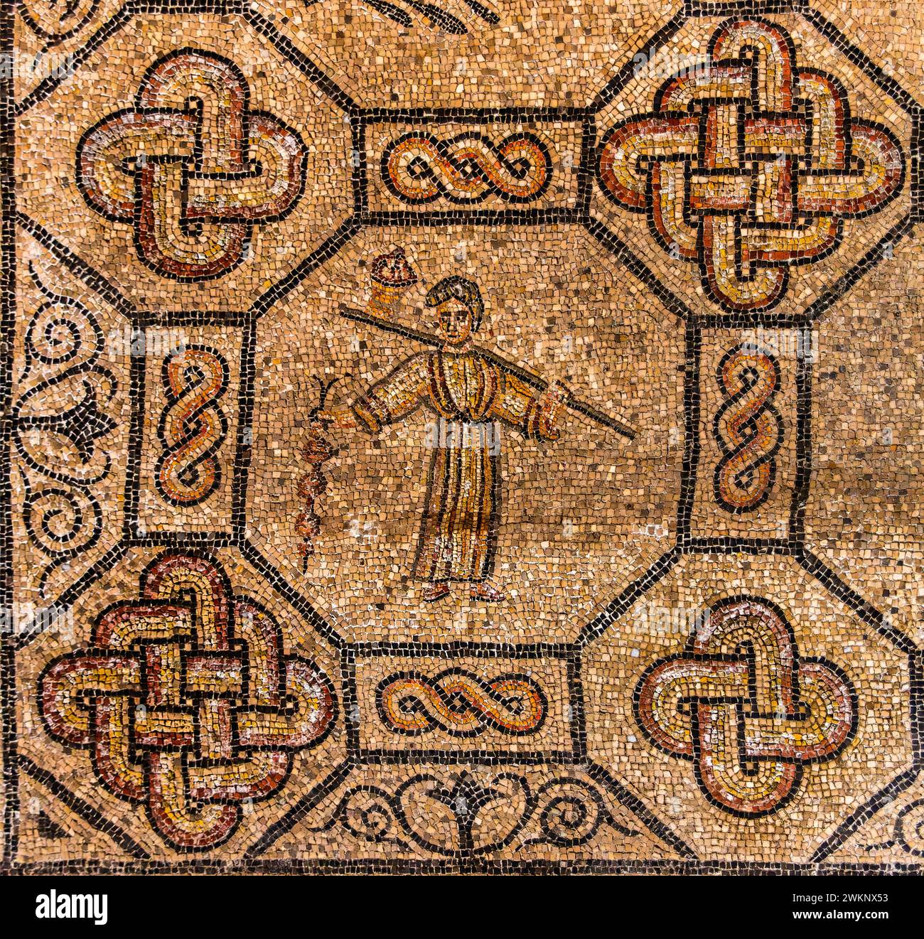 Basilica of Aquileia from the 11th century, largest floor mosaic of the ...