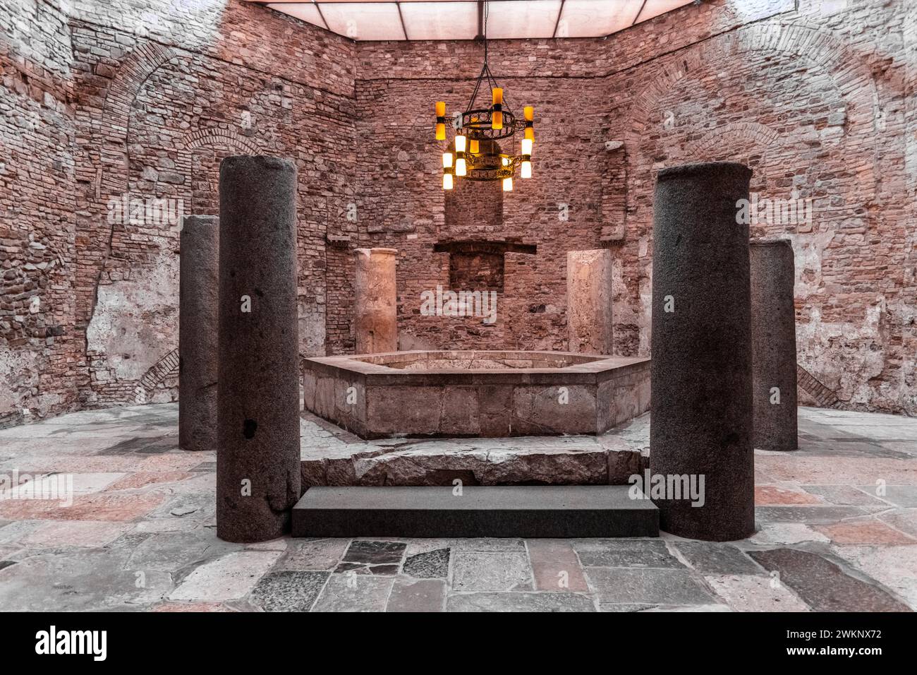 Baptistery, early Christian baptistery from the 5th century, basilica ...
