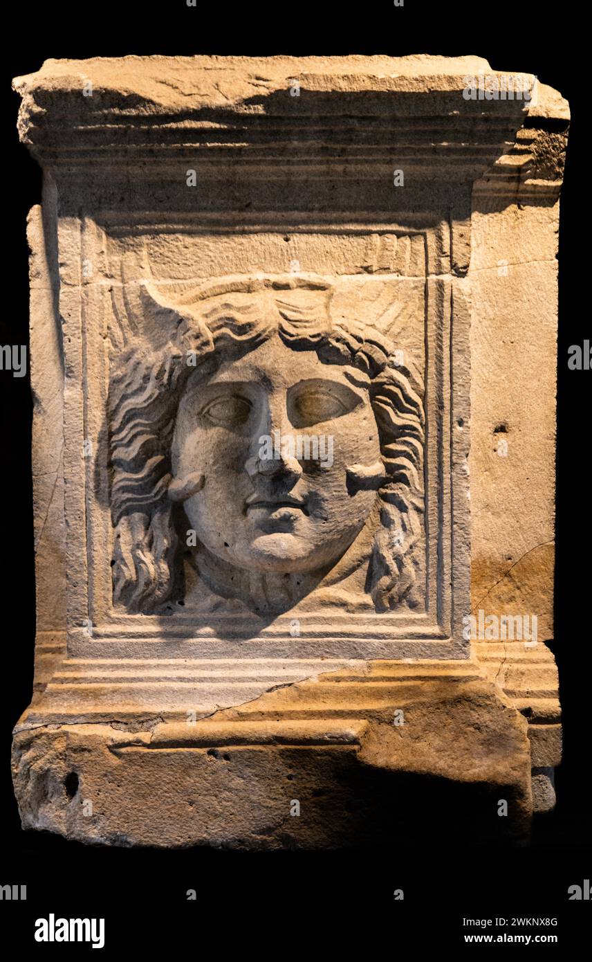 Medusa, 1st century, National Archaeological Museum, Villa Cassis ...