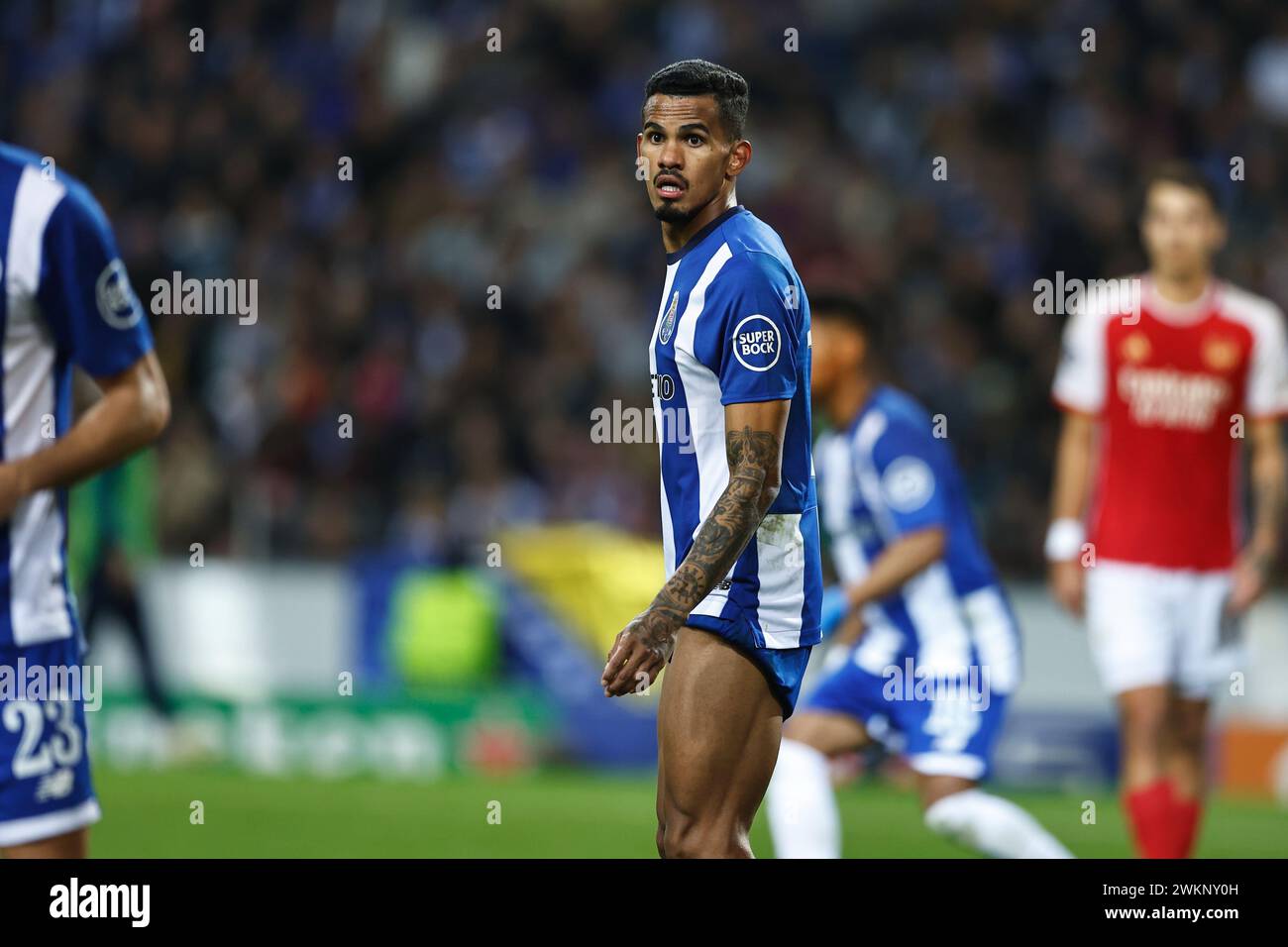 Porto, Portugal. 21st Feb, 2024. Galeno (Porto) Football/Soccer : UEFA ...