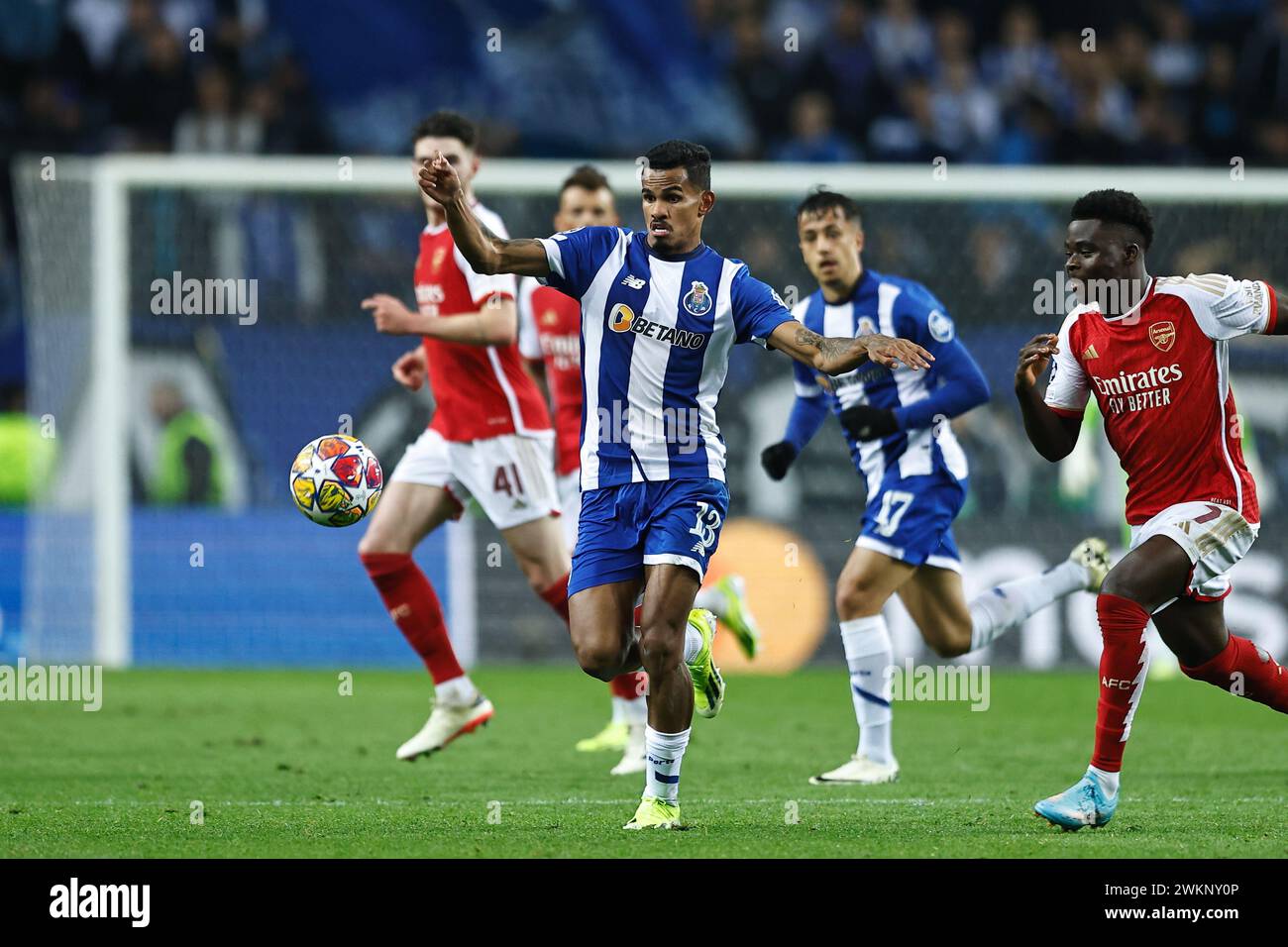 Porto, Portugal. 21st Feb, 2024. Galeno (Porto) Football/Soccer : UEFA ...