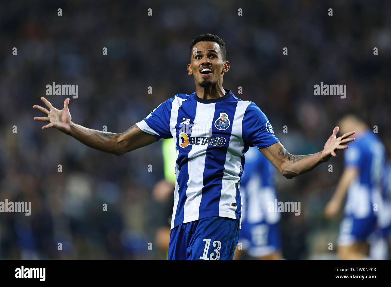 Porto, Portugal. 21st Feb, 2024. Galeno (Porto) Football/Soccer : UEFA ...