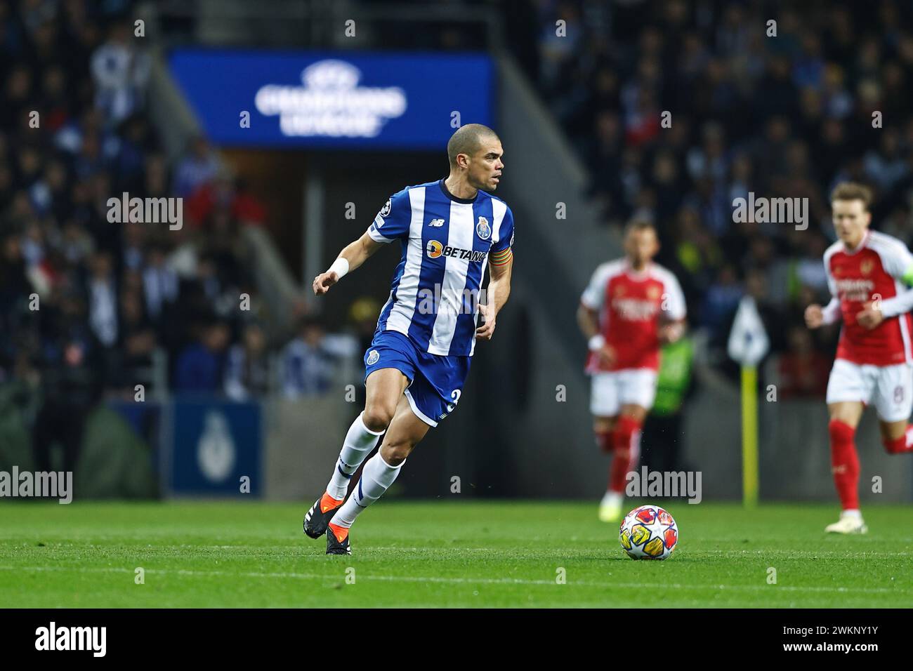 Porto, Portugal. 21st Feb, 2024. Pepe (Porto) Football/Soccer : UEFA ...