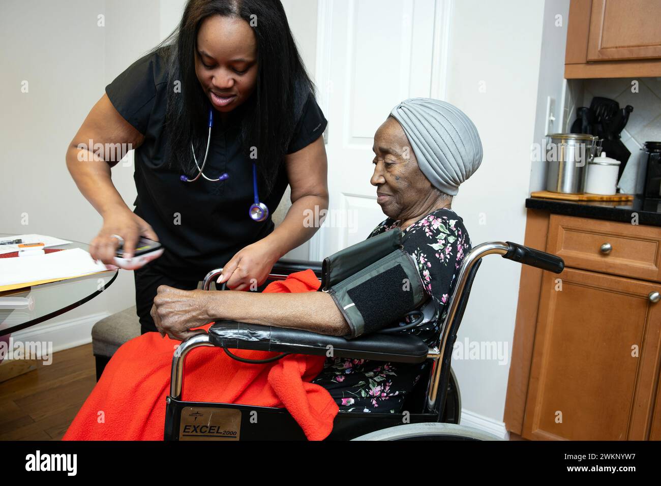 Lawrenceville, Georgia, USA. 21st Feb, 2024. Tiffany Nosakhare, a ...