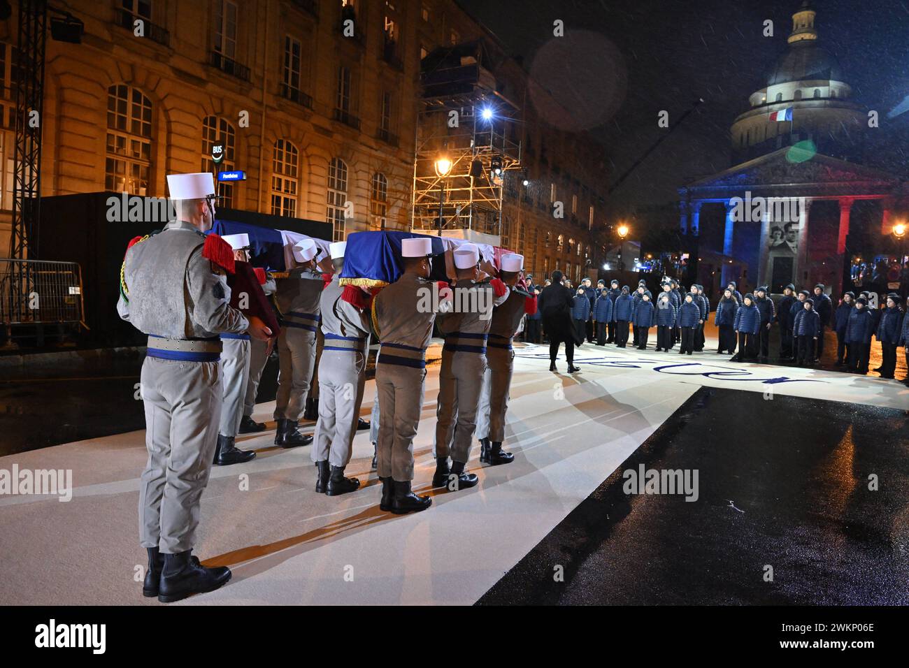 State ceremony for the induction into the mausoleum the Pantheon of ...