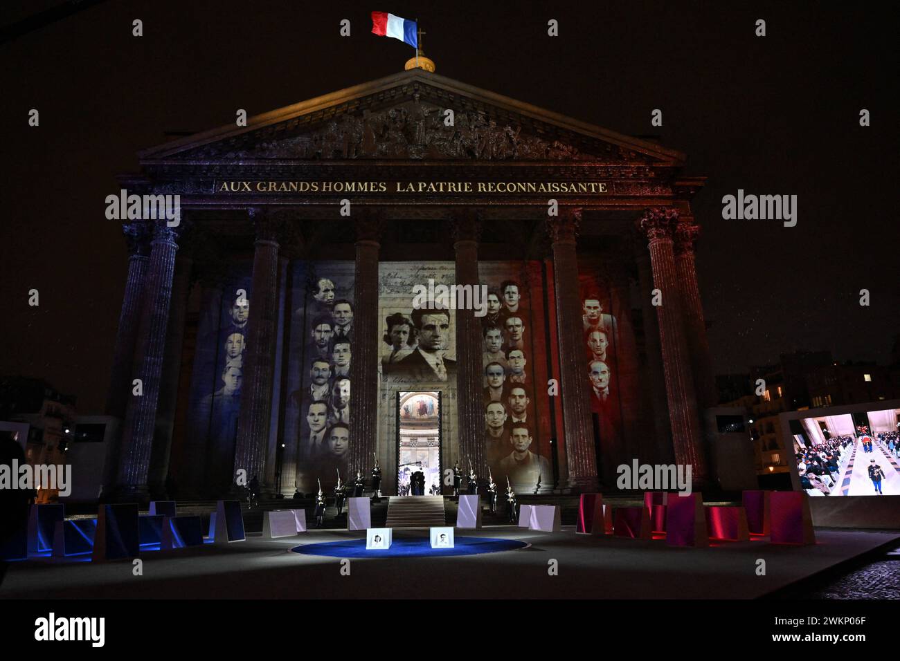 State ceremony for the induction into the mausoleum the Pantheon of ...