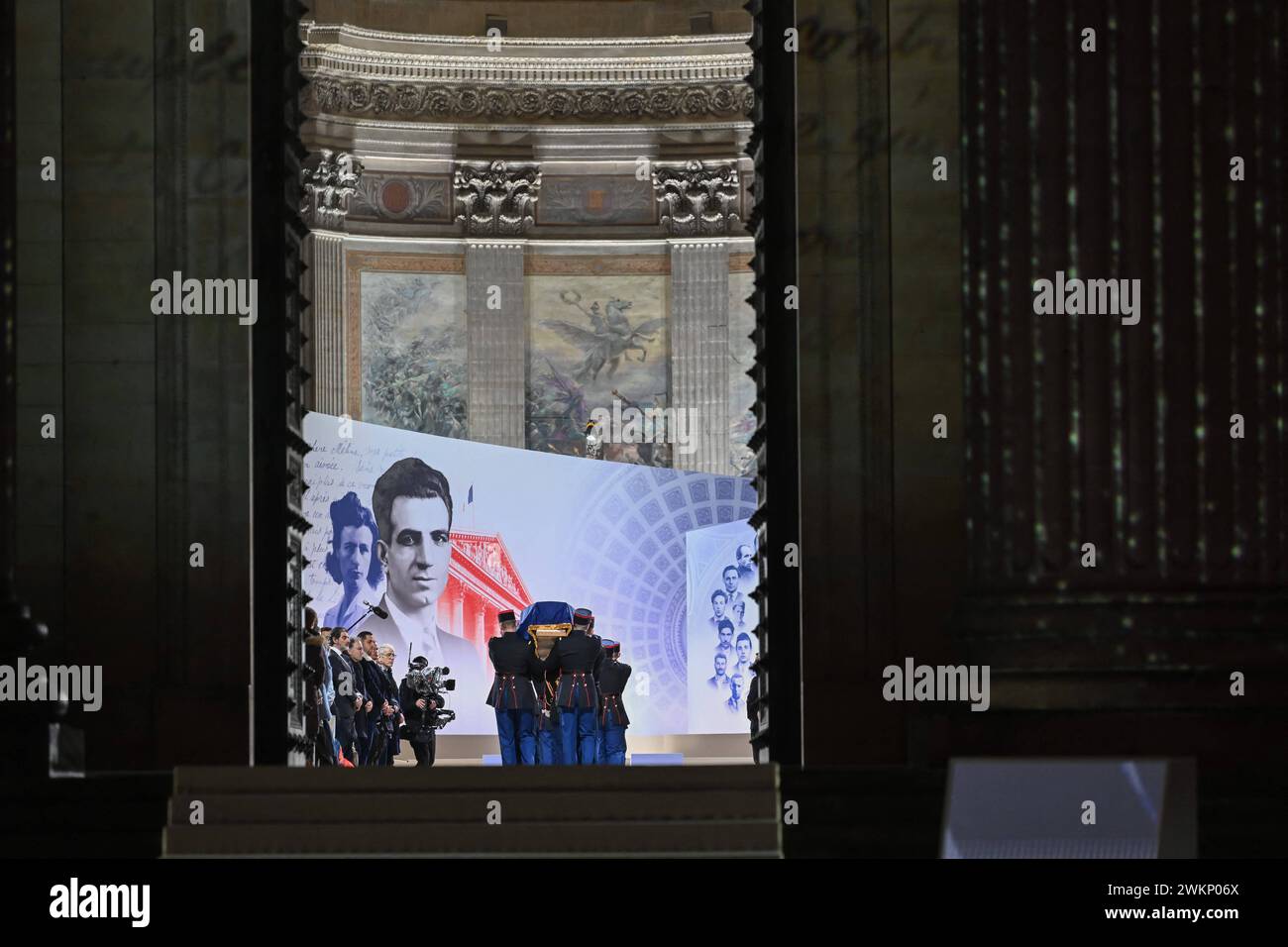 State ceremony for the induction into the mausoleum the Pantheon of ...
