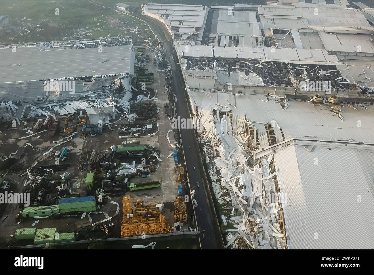 Sumedang Regency, West Java, Indonesia. 22nd Feb, 2024. Aerial view of ...