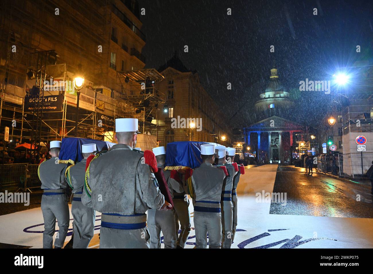 State ceremony for the induction into the mausoleum the Pantheon of ...