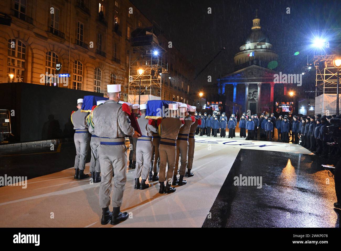 State ceremony for the induction into the mausoleum the Pantheon of ...