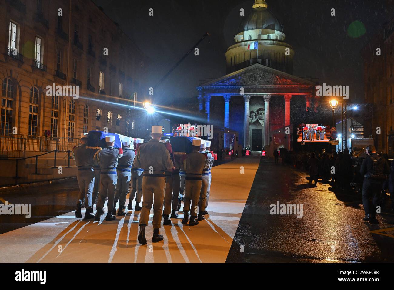 State ceremony for the induction into the mausoleum the Pantheon of ...