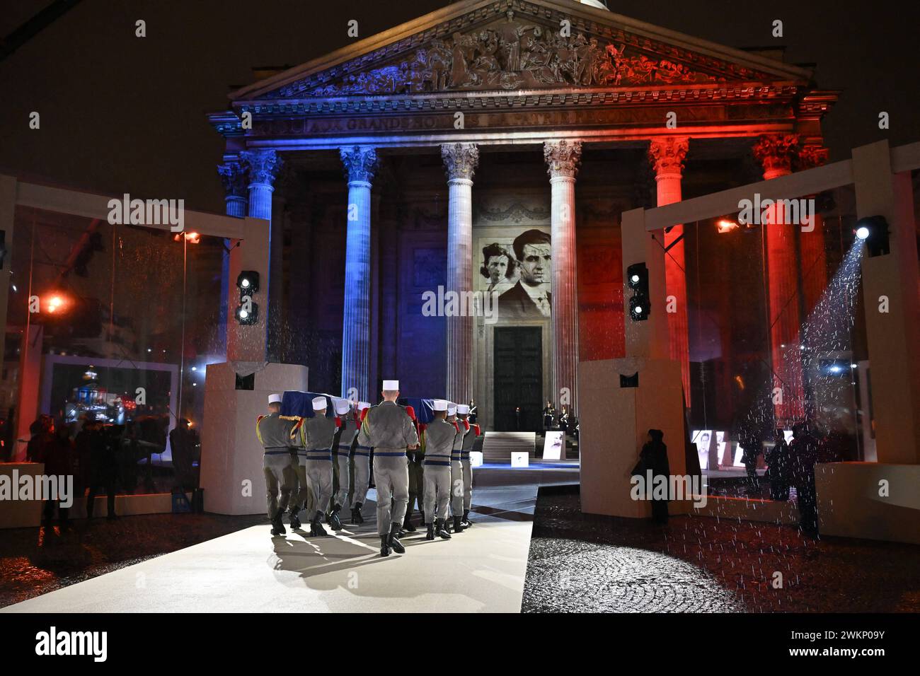 State ceremony for the induction into the mausoleum the Pantheon of ...